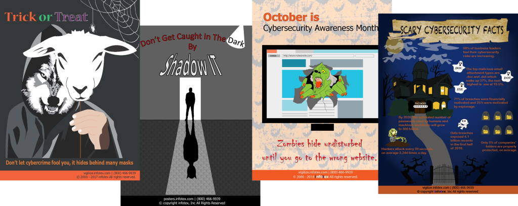 Halloween Cybersecurity Awareness Posters!